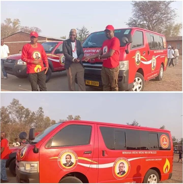 UTM's Khumbo Billy Banda Donates Two Vehicles to Enhance Community ...