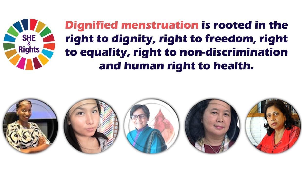 Dignified menstruation is the cornerstone of gender equality and rights ...